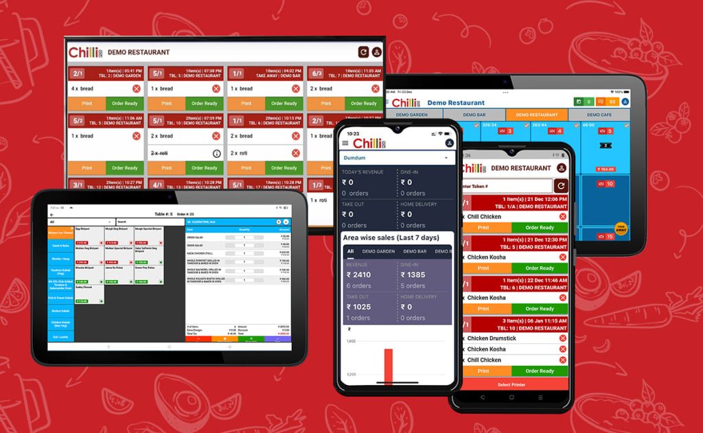 ChilliPos #1 Online Restaurant Billing Software in Kolkata & Delhi